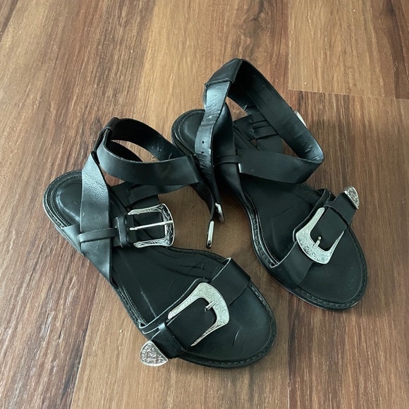 Shoes | Zara Buckles Sandals 7 | Poshmark